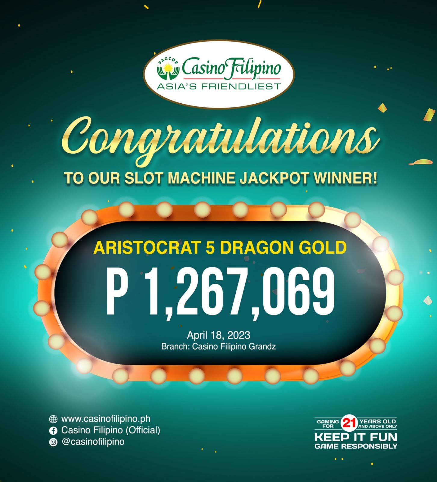 Casino Filipino Slot Machine Jackpots